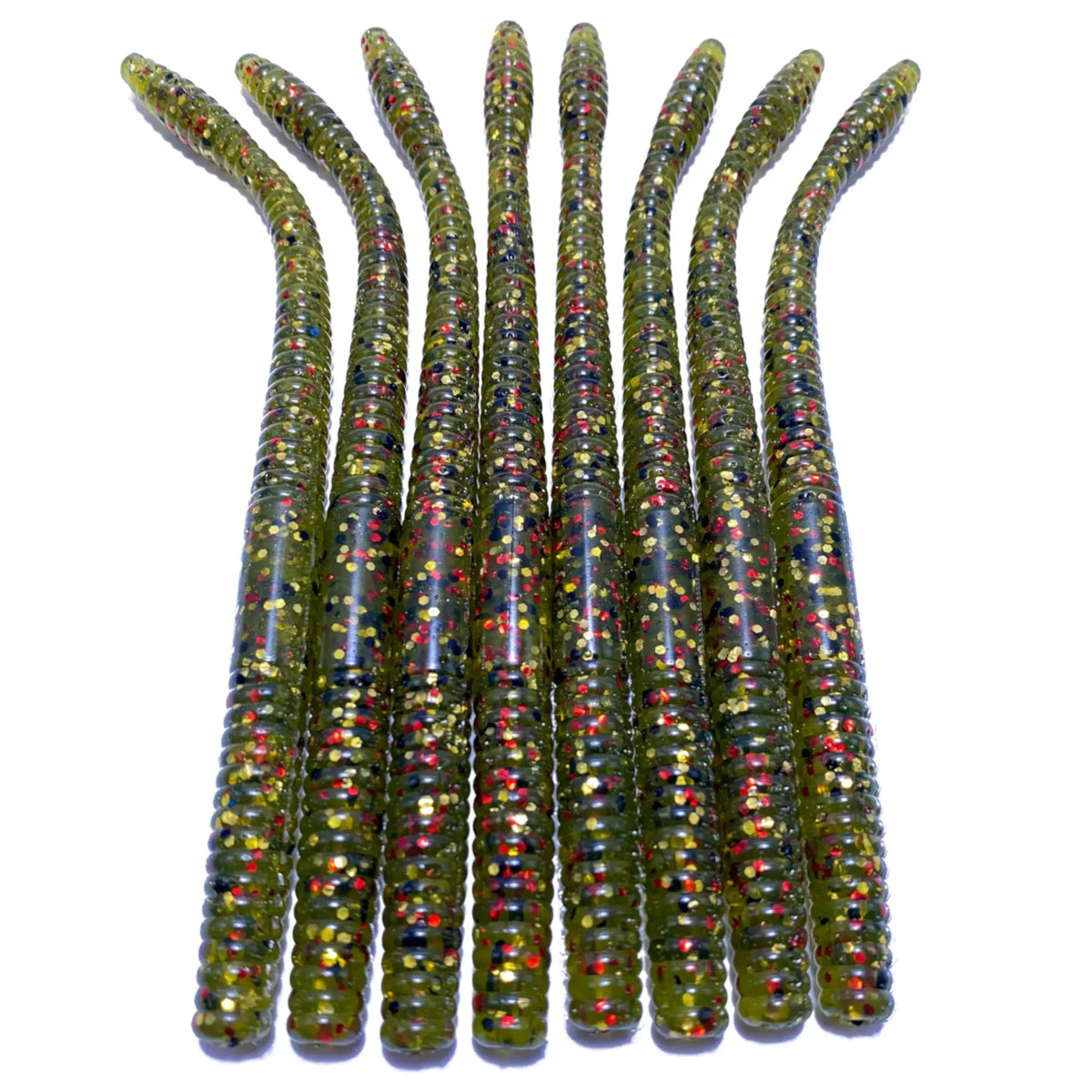 6 Inch Finesse Worm Watermelon Red Magic Fishing Lure — Obee Fishing Co.