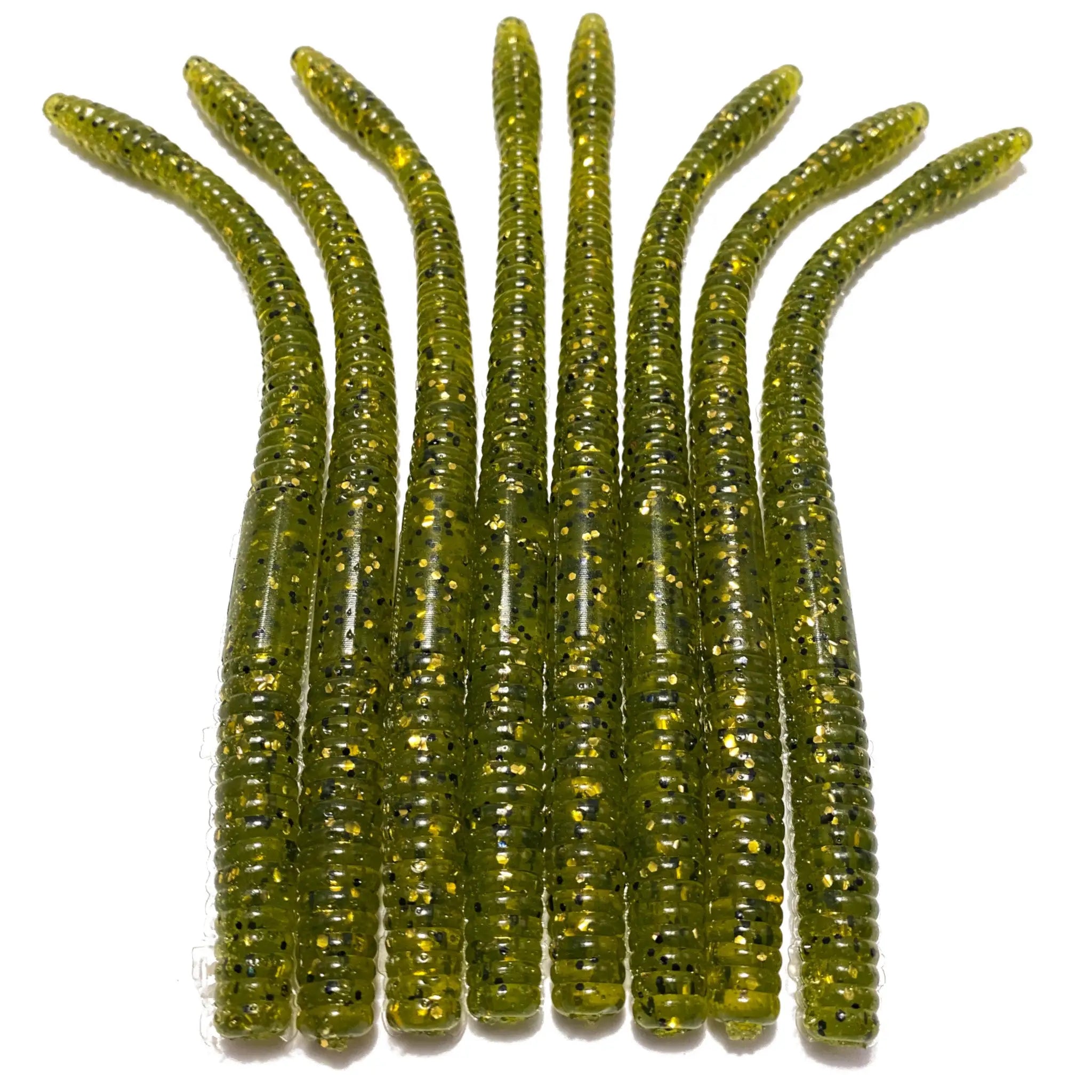 Obee 6" Watermelon Magic Finesse Worm – Obee Fishing Co.
