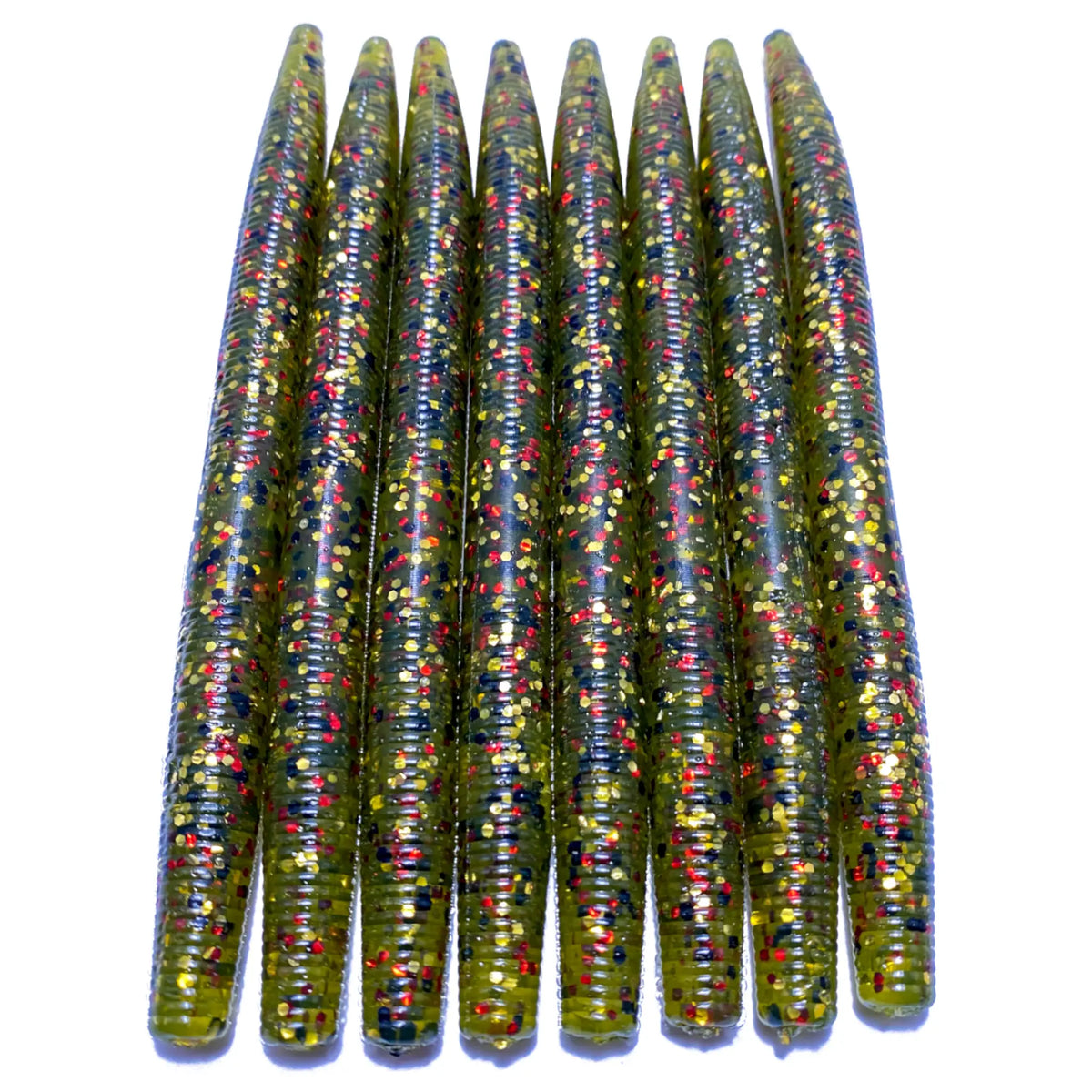 5" Stick Worm – Watermelon Red Magic | Bass Soft Plastic — Obee Fishing Co.